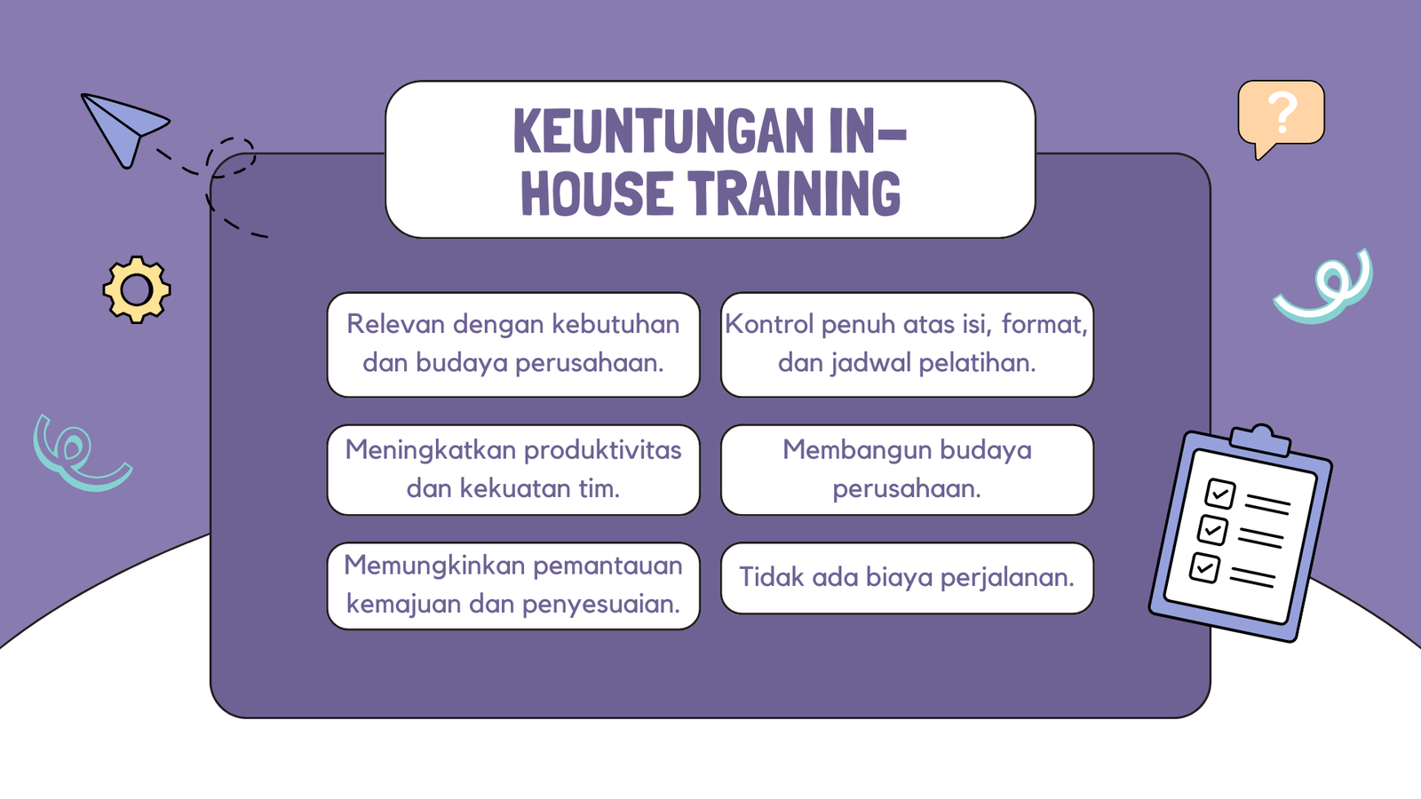 In-House Training - corporate training